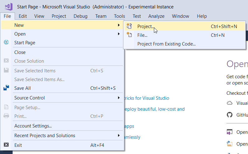 How To Create A Project Template Ligershark sidewafflev2 Wiki